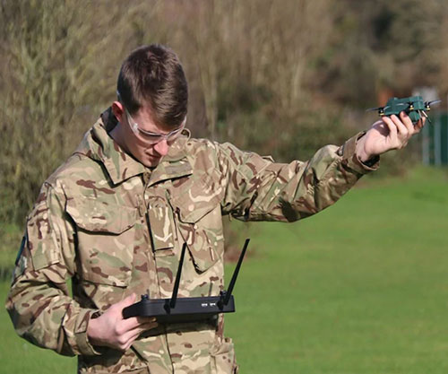 BAE Systems-UAVTEK Deliver First 30 Nano ‘Bug’ Drones to British Army | Al Defaiya