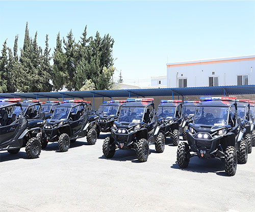 Jordanian Police Receive 30 All-Terrain Vehicles (ATVs) to Boost ...