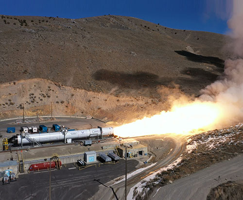 Northrop Grumman Conducts Second Stage Test for OmegA Rocket | Al Defaiya